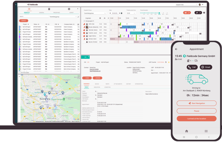 Fieldcode | Field Service Management Software für High-Performer - Fieldcode