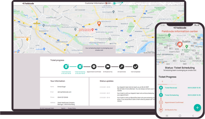 Empower customers with a digital customer information center - Fieldcode